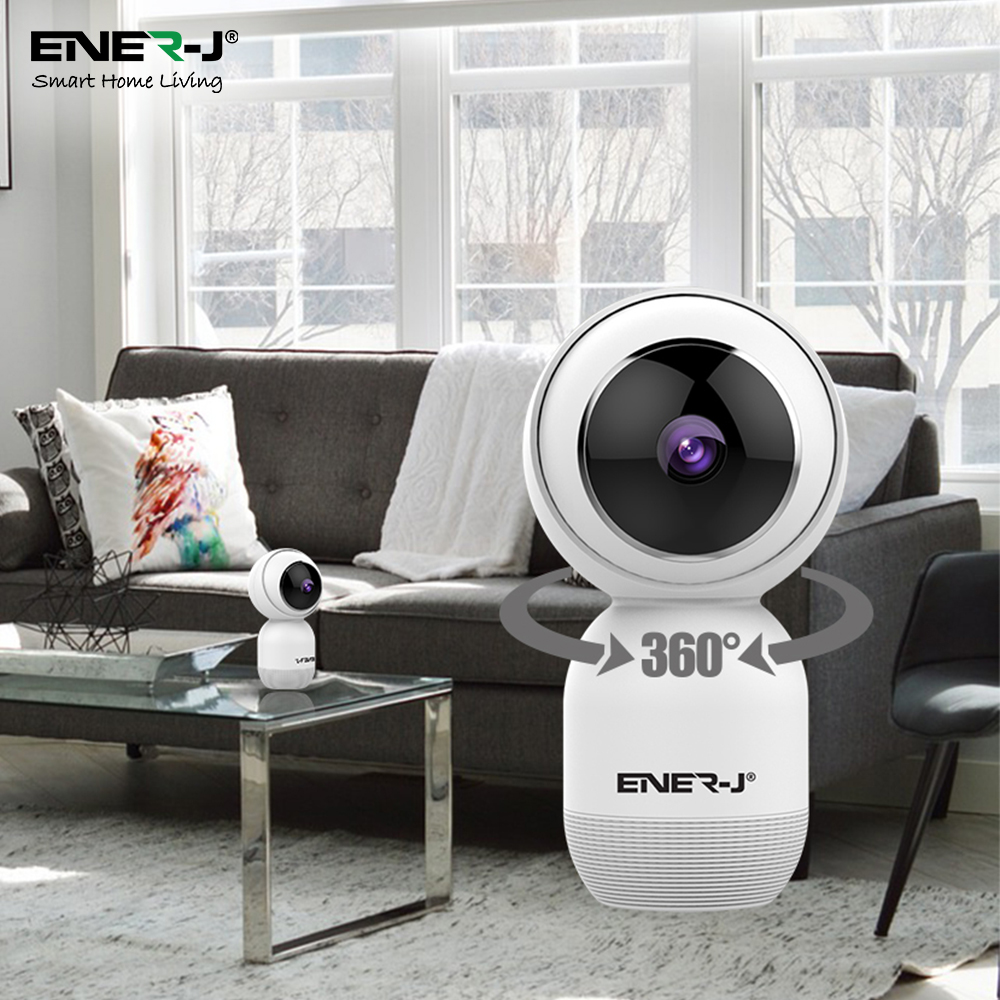 Ener-J Smart WiFi Indoor Camera with Motion Tracker – Home Secure Store