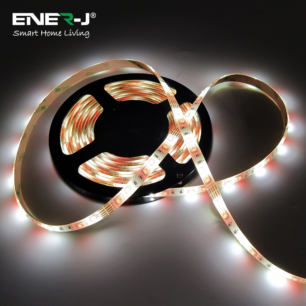 Ener-J Smart WiFi CCT Changing LED Strip Kit 5m – Home Secure Store