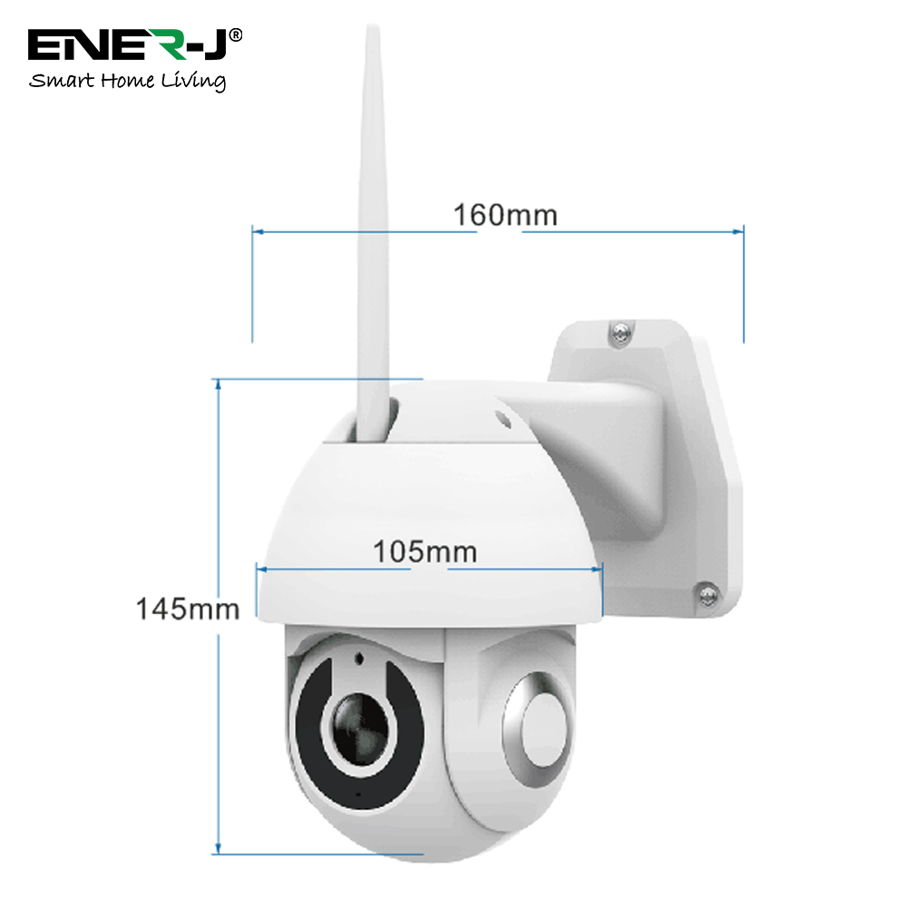 Ener-J Smart WiFi Dome Camera – Home Secure Store