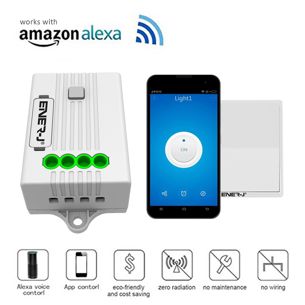 Ener-J Wireless Kinetic Dimmable Switch – Home Secure Store